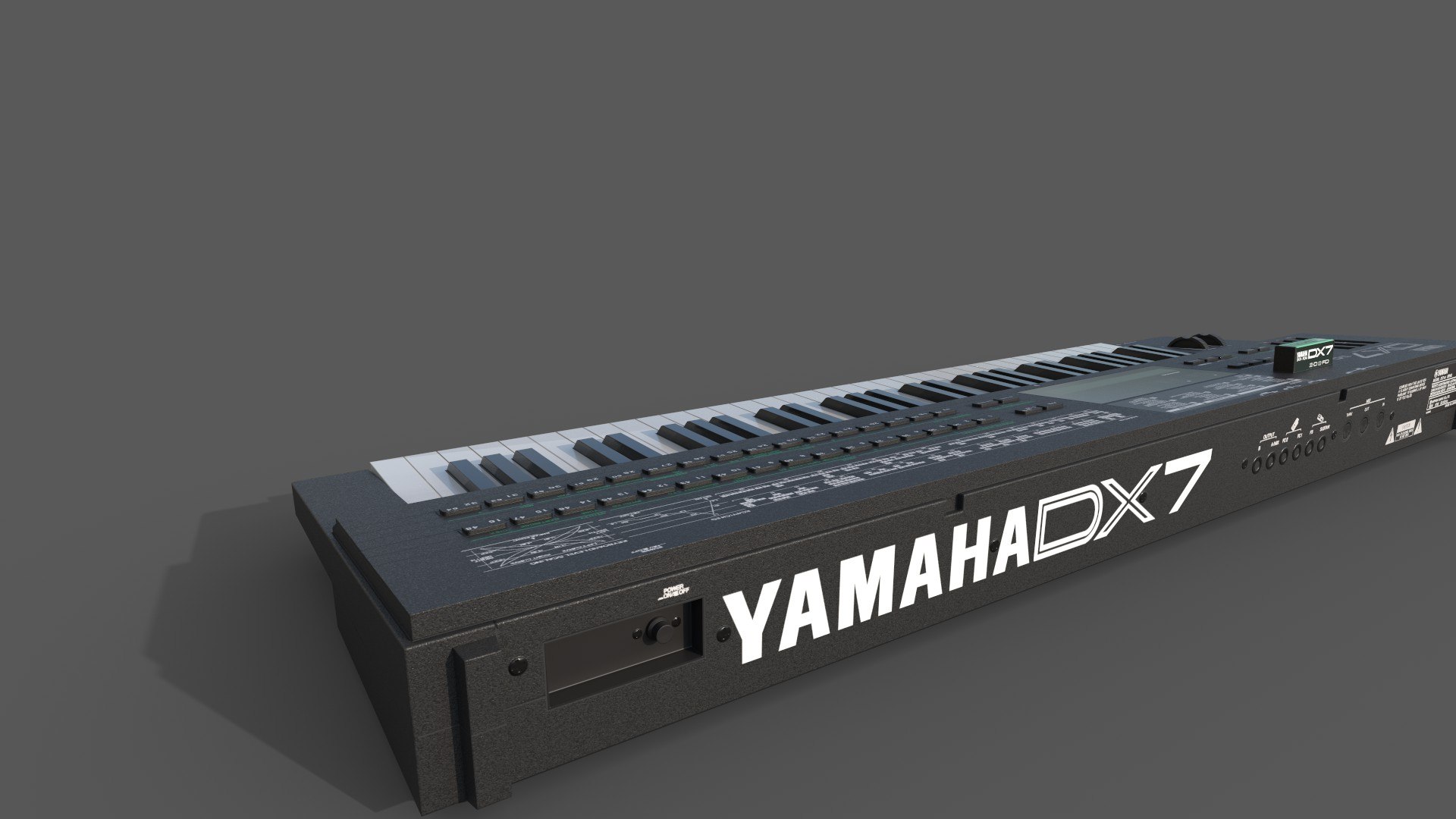 Yamaha DX7 3D Model - TurboSquid 2387546