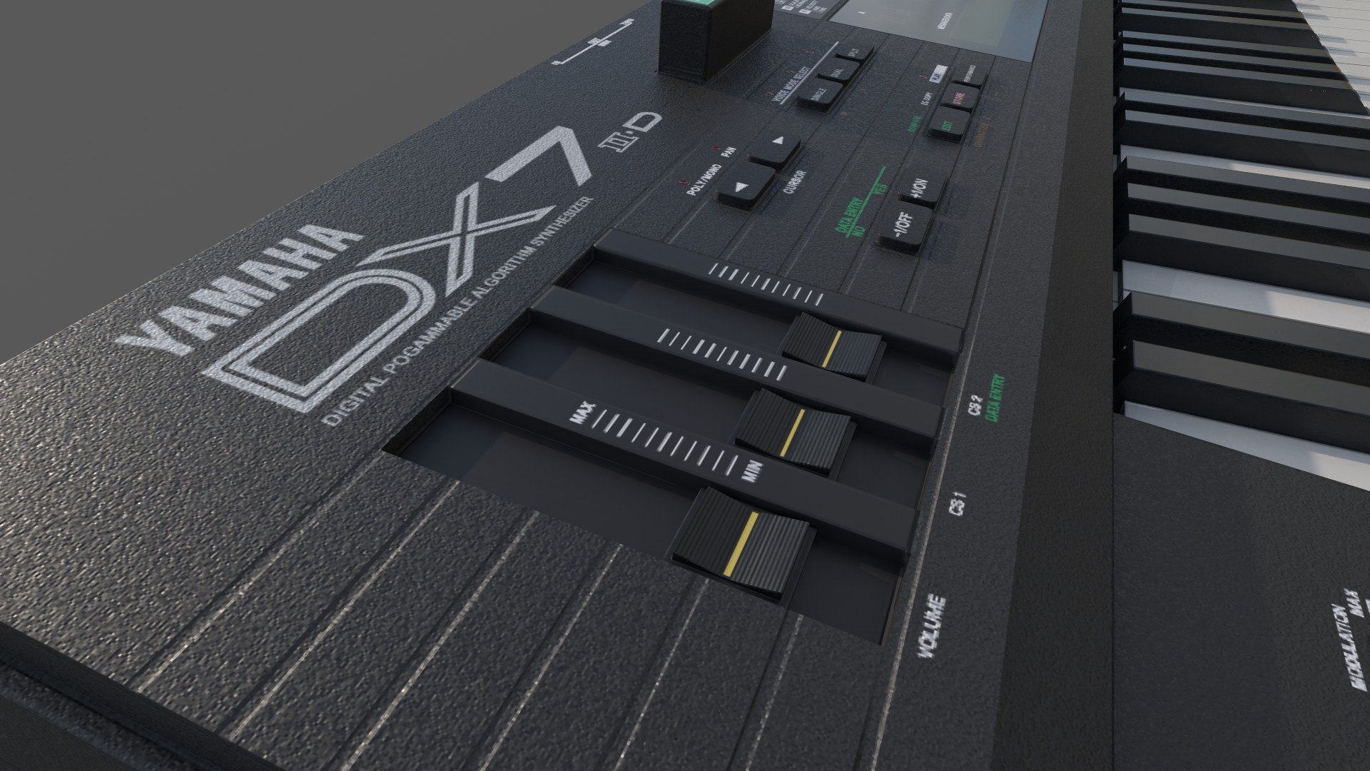 Yamaha DX7 3D Model - TurboSquid 2387546