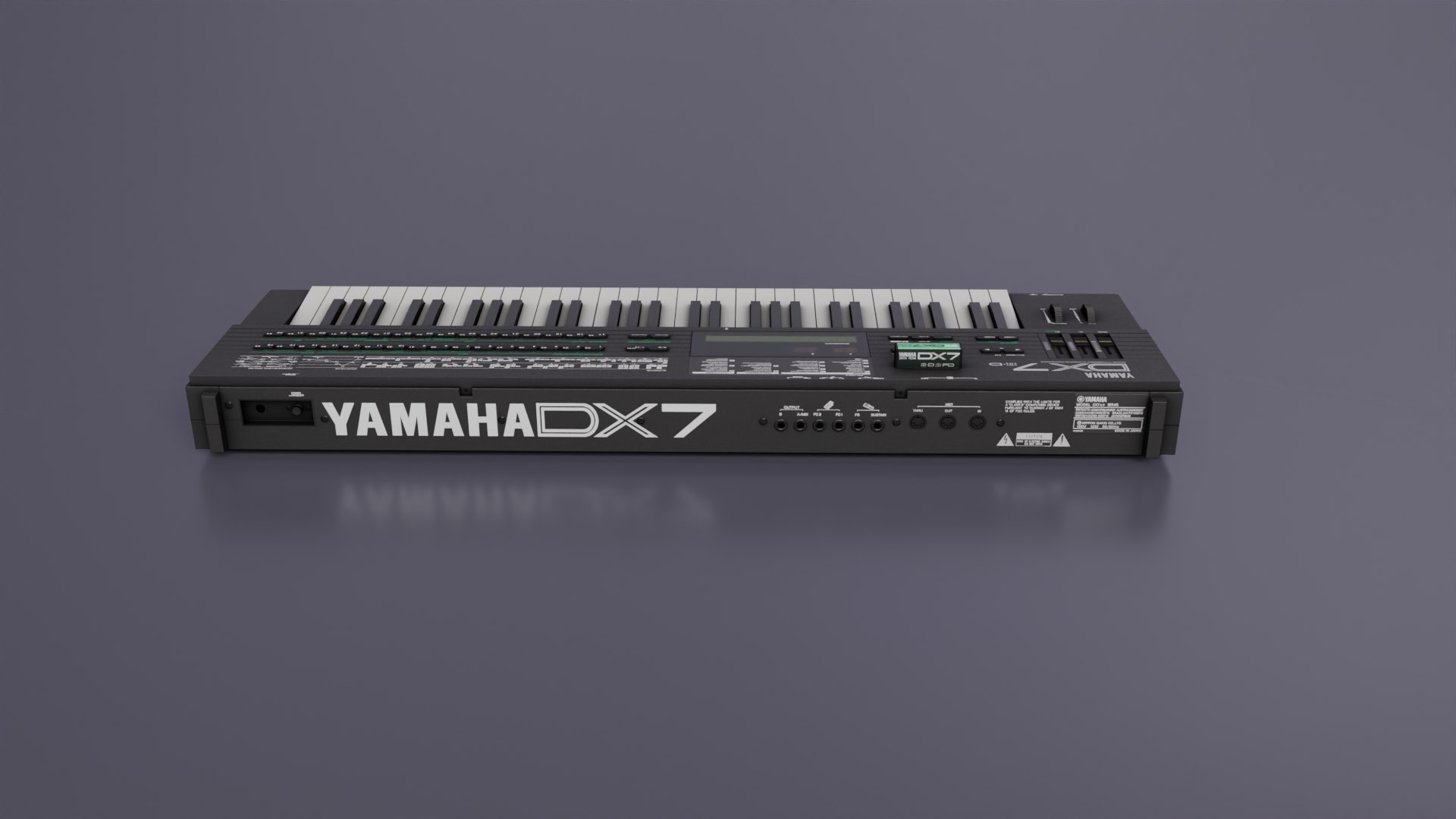 Yamaha DX7 3D Model - TurboSquid 2387546