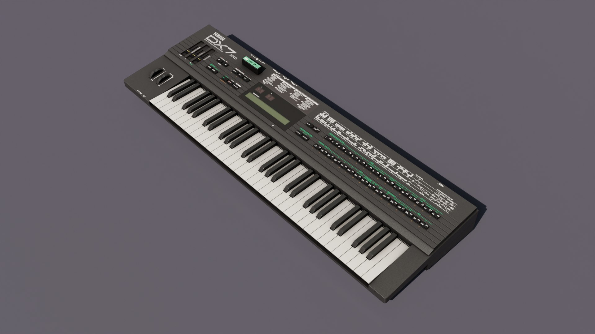 Yamaha DX7 3D Model - TurboSquid 2387546