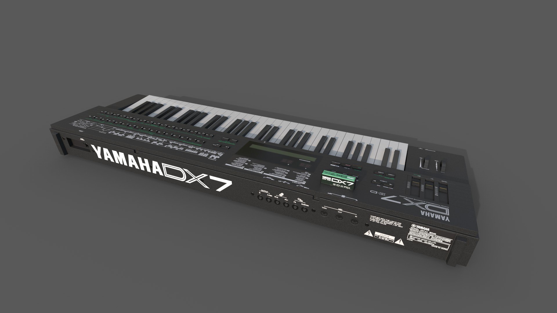 Yamaha DX7 3D Model - TurboSquid 2387546