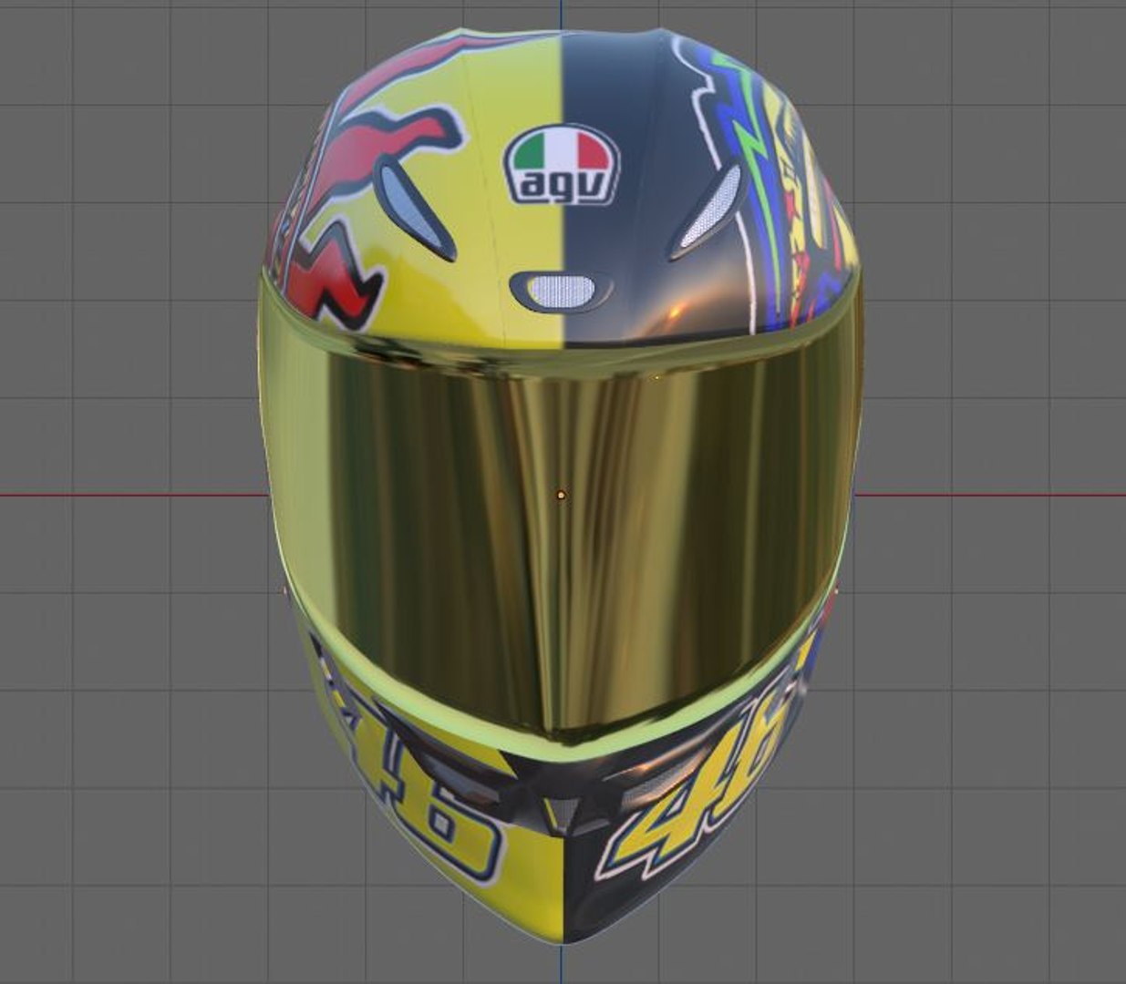3D Agv Helmet - TurboSquid 1567141