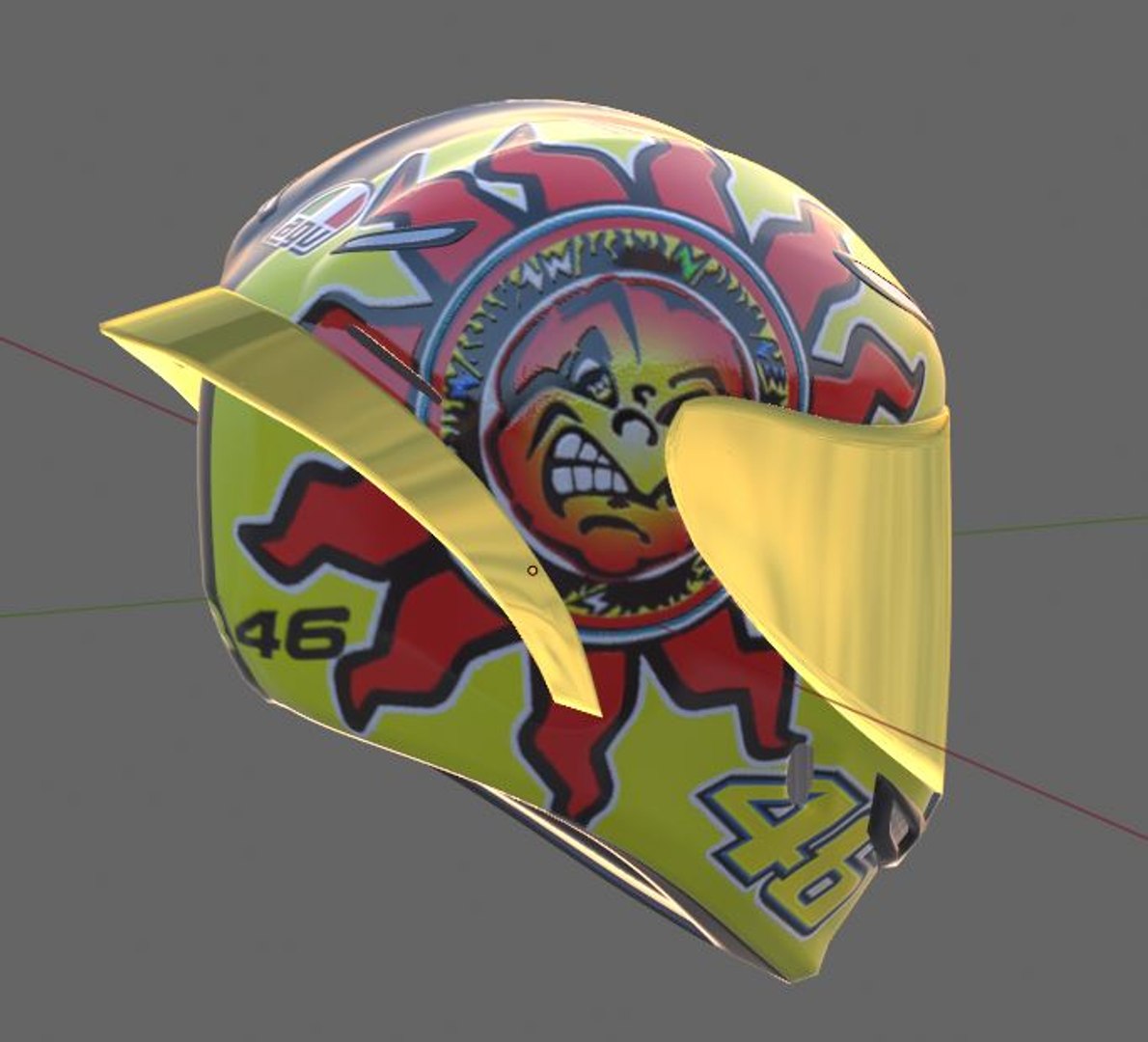 3D Agv Helmet - TurboSquid 1567141