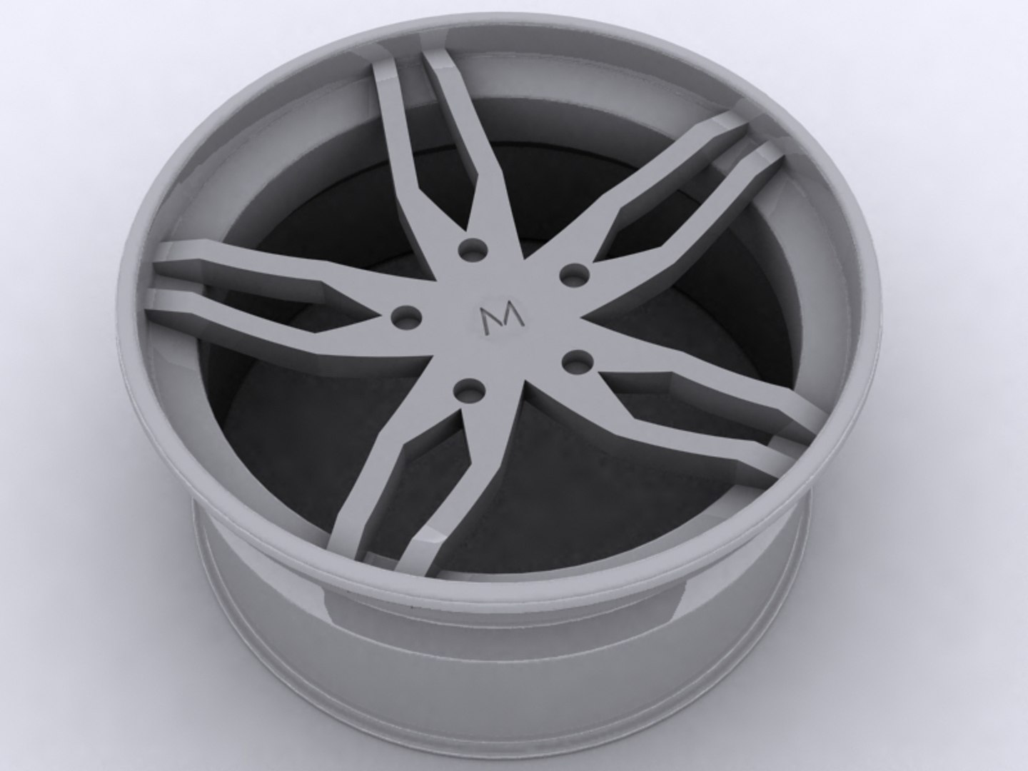 3d alloy wheel model