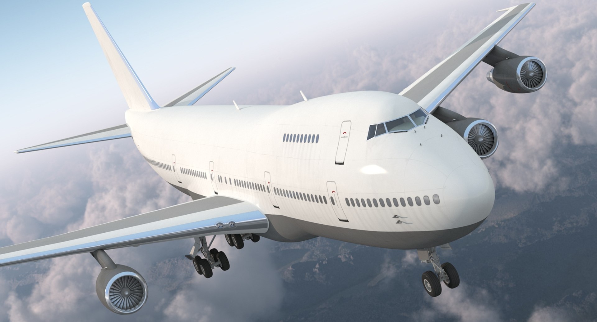3D Model Boeing 747-200b Generic Rigged - TurboSquid 1229312