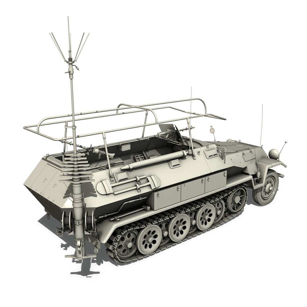 3d model sd kfz 251 3