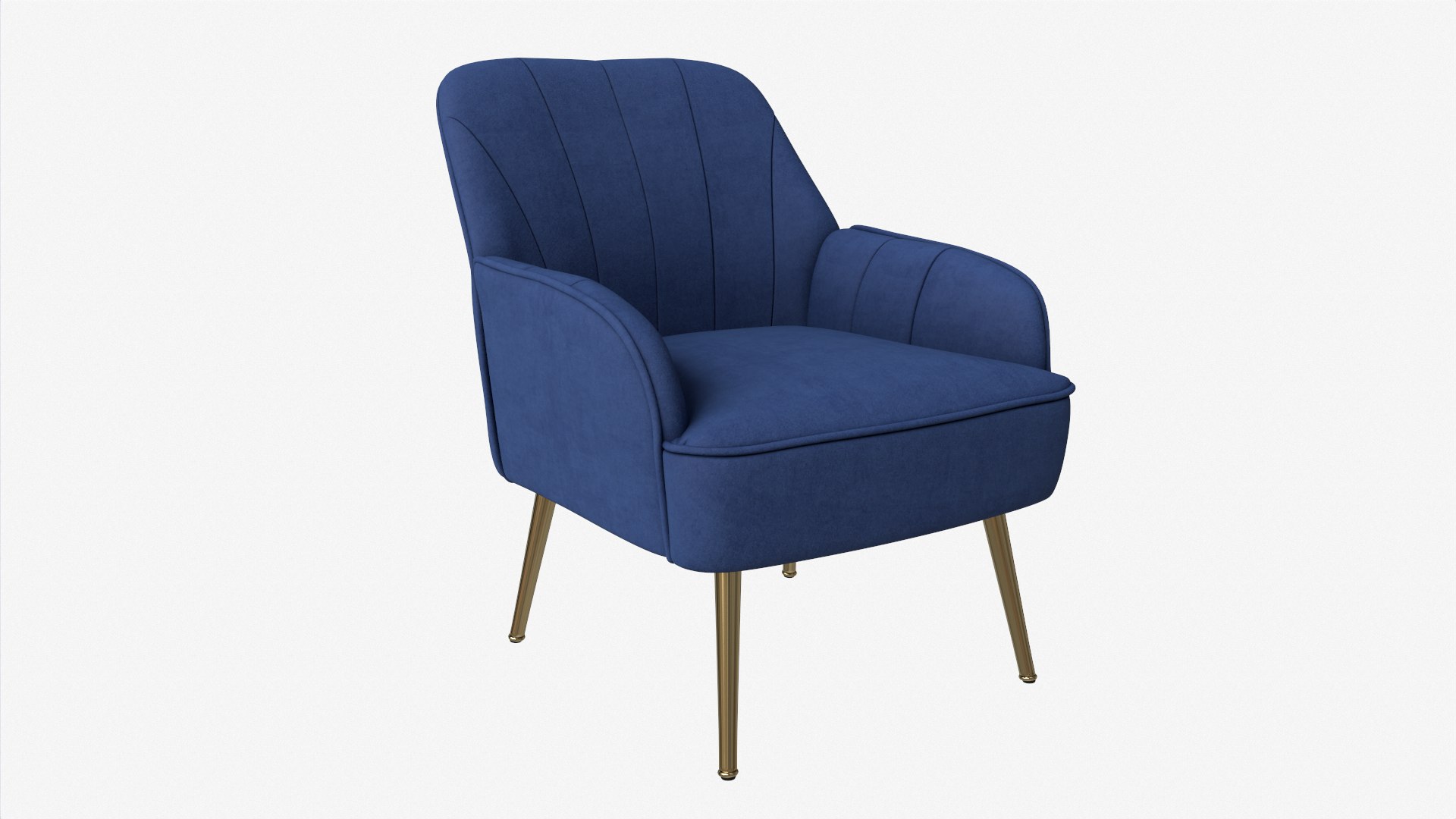 Everly Quinn Upholstered Armchair 3D Model - TurboSquid 2094243