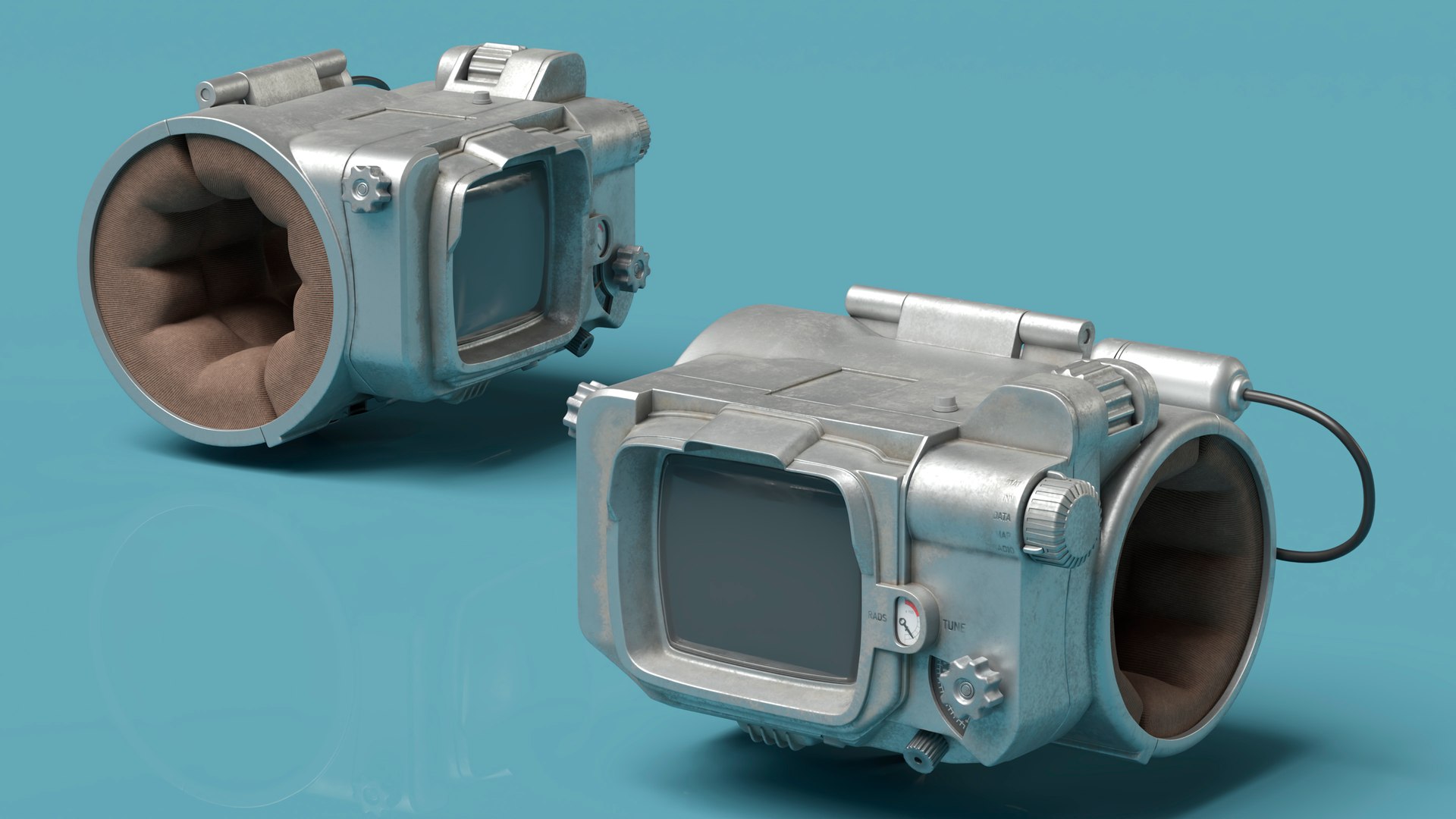3D Fallout Pip Boy Turned Off Model - TurboSquid 2256294