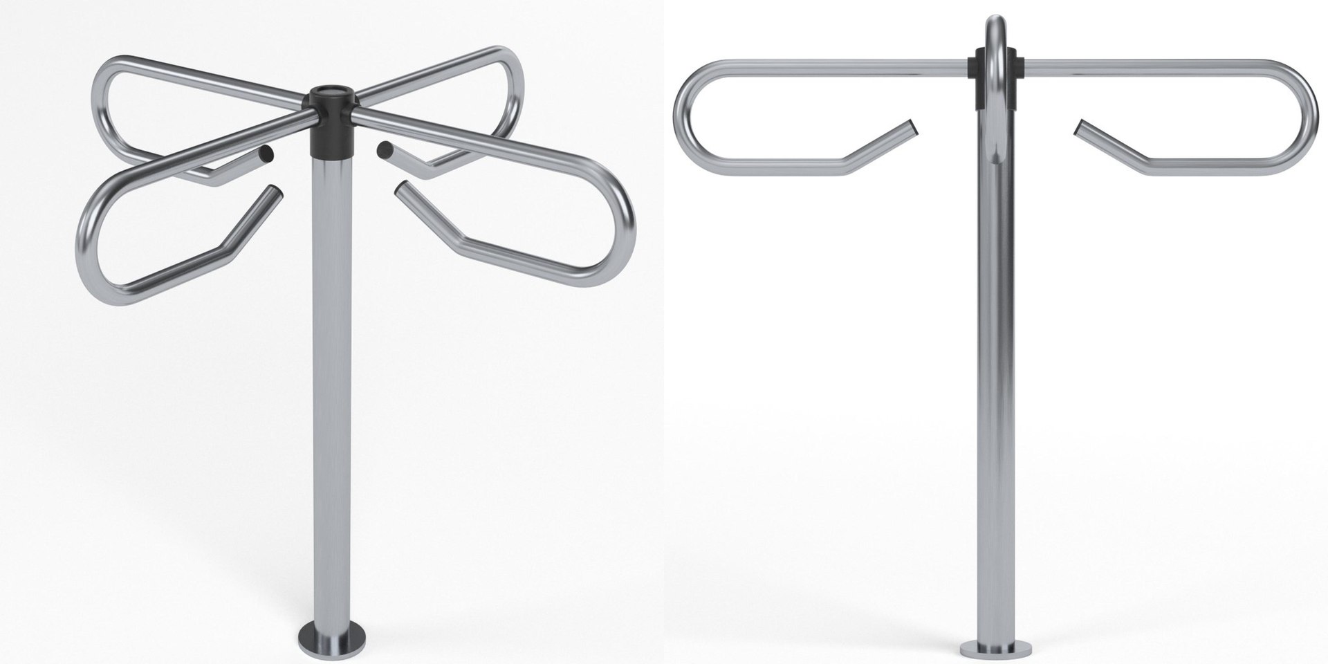 3D Rotating Turnstile Gate Model - TurboSquid 1543145