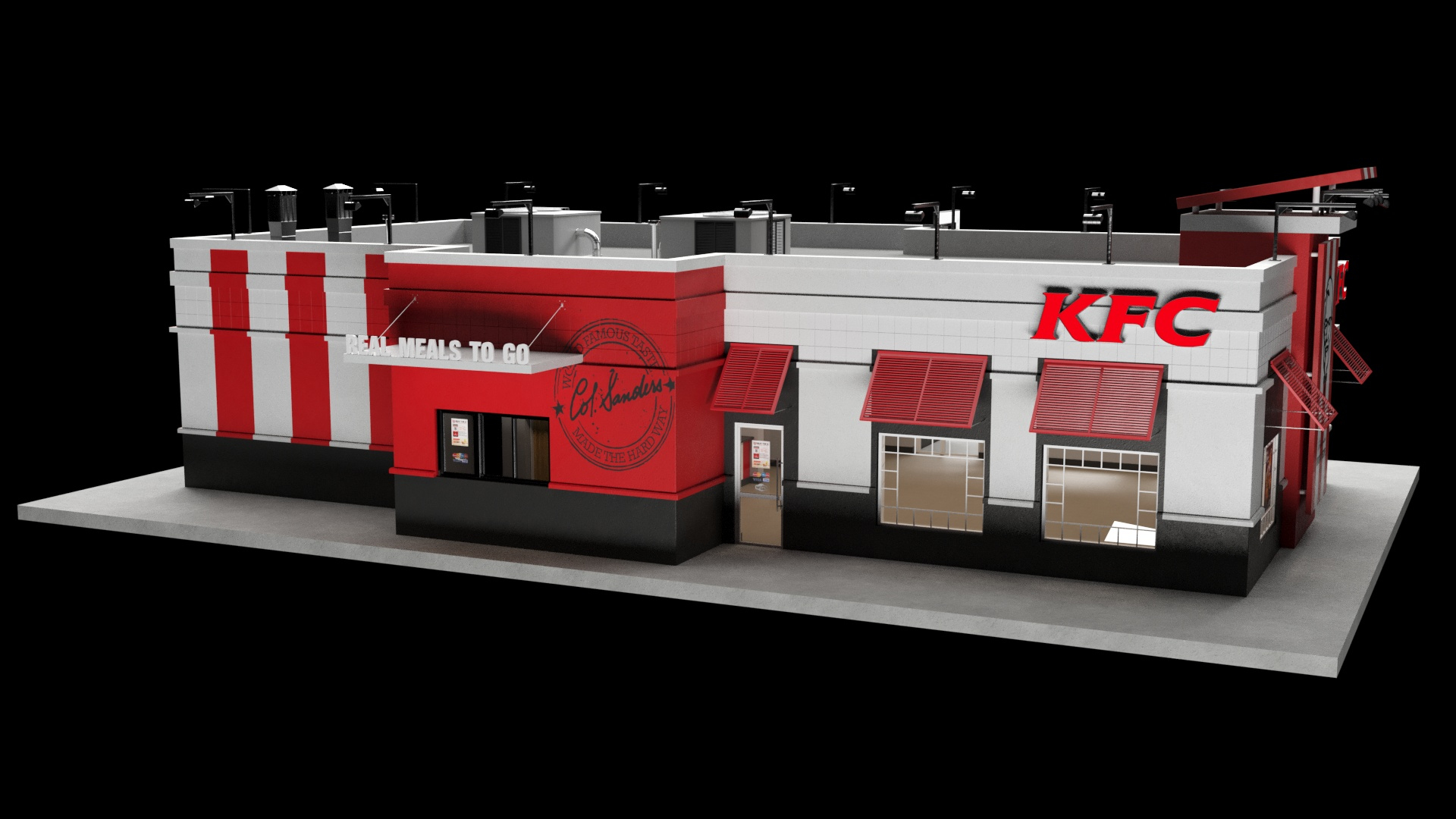 Kfc 3D model - TurboSquid 1678535