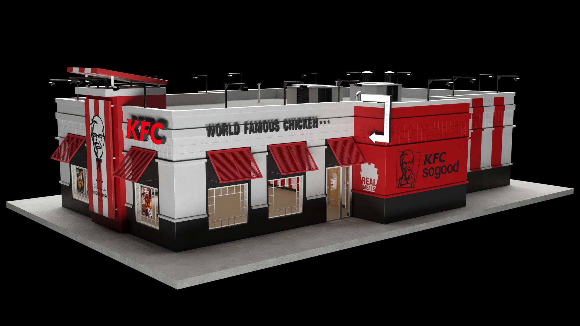 Kfc 3D Model - TurboSquid 1678535