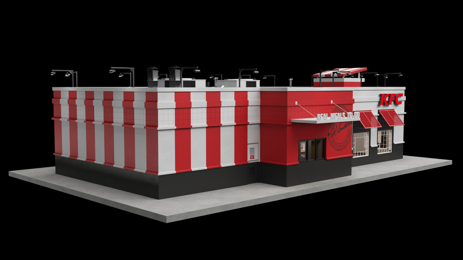 Kfc 3D model - TurboSquid 1678535