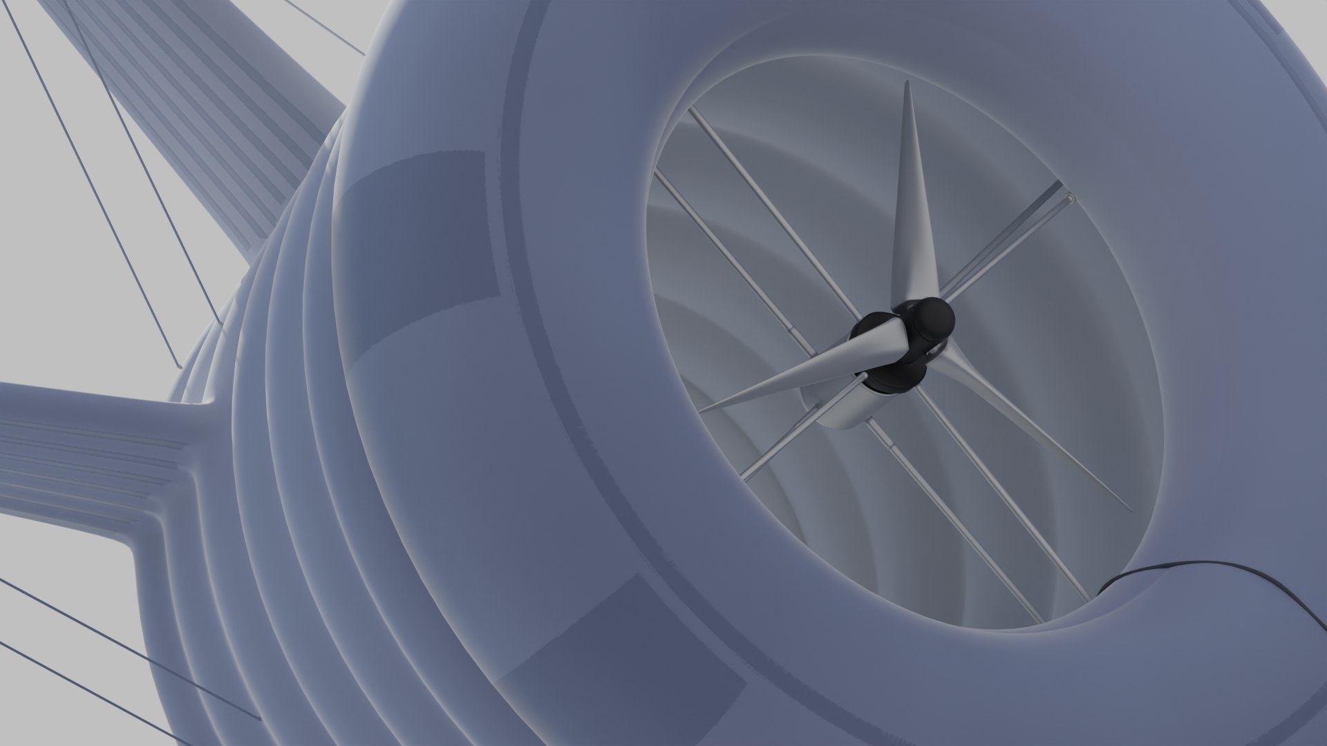 3D Airborne Wind Turbine - TurboSquid 2148108