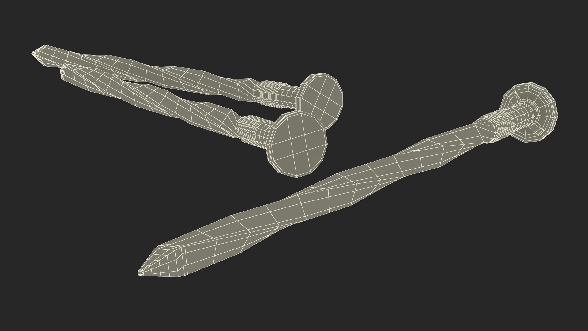 Deck Nails 3D Model - TurboSquid 2055943
