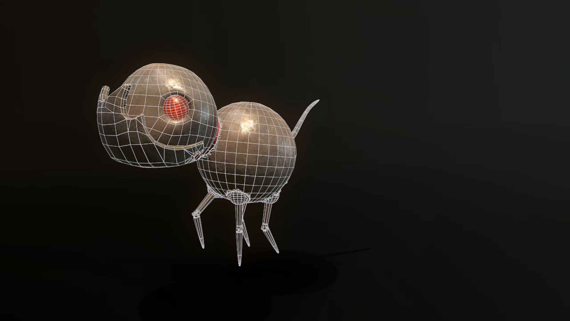 Steampunk Robot Dog 3D - TurboSquid 1341289