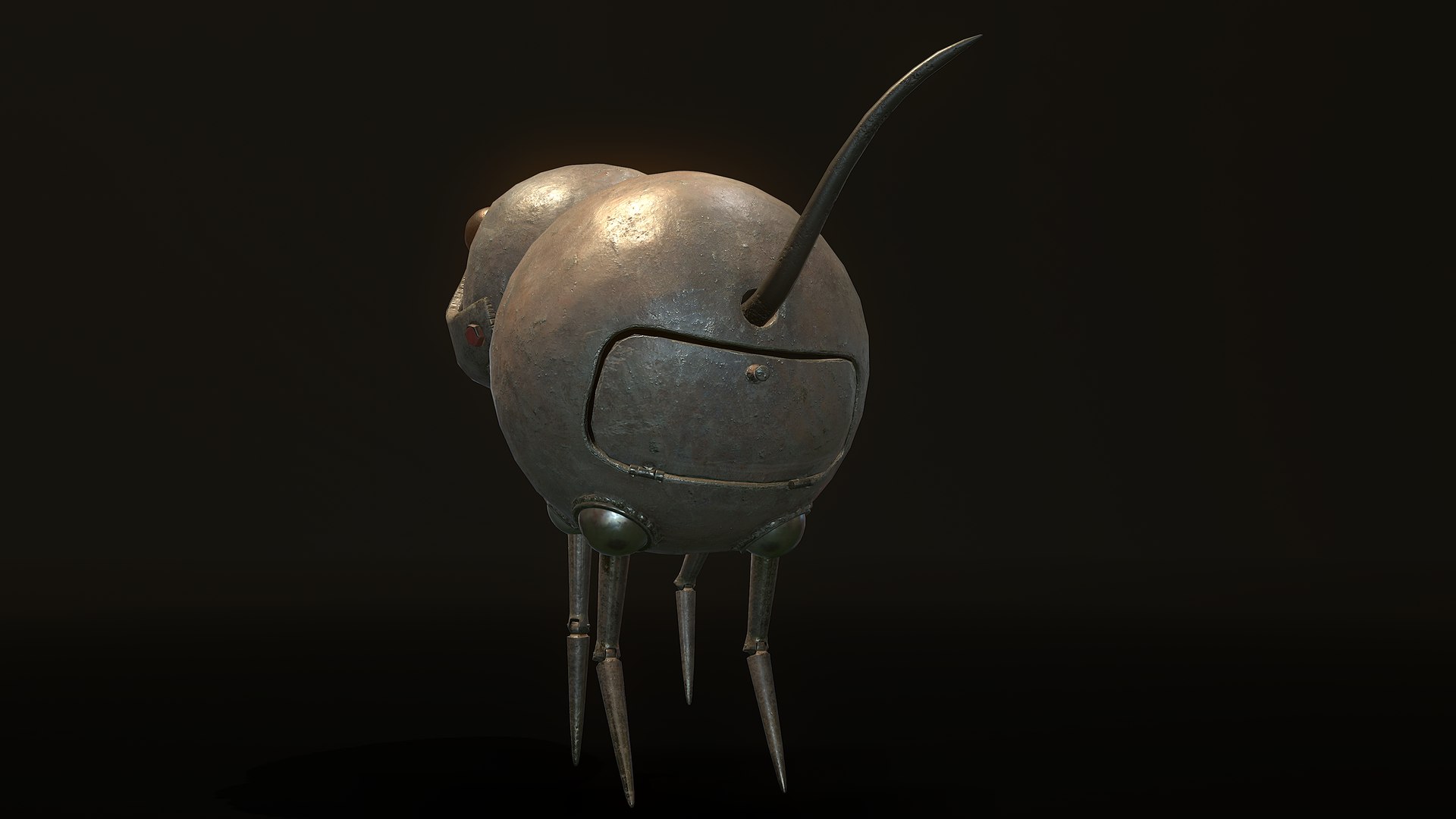 Steampunk Robot Dog 3D - TurboSquid 1341289