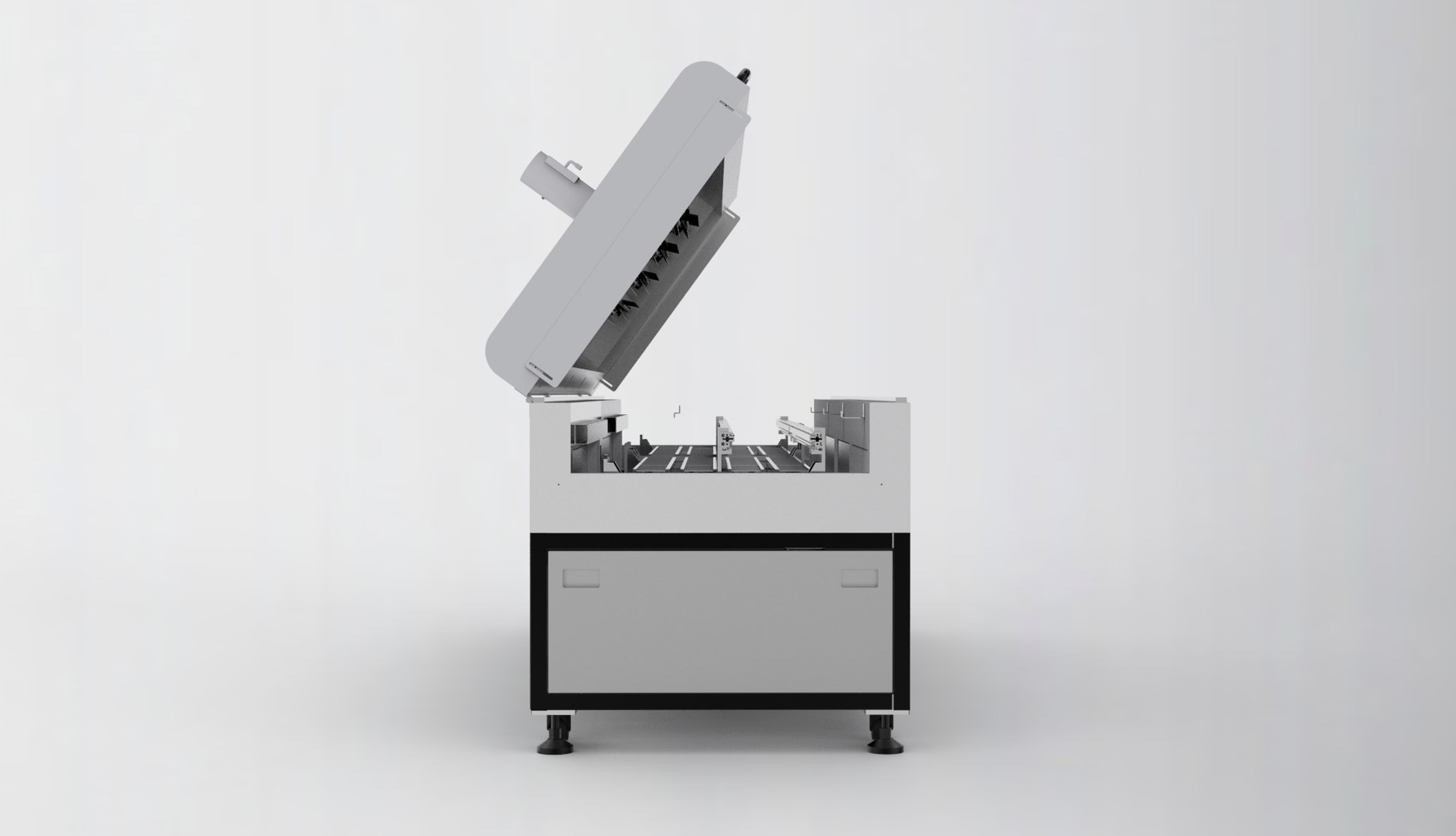 3D Infrared Heat Curing Furnace Model - TurboSquid 2254897