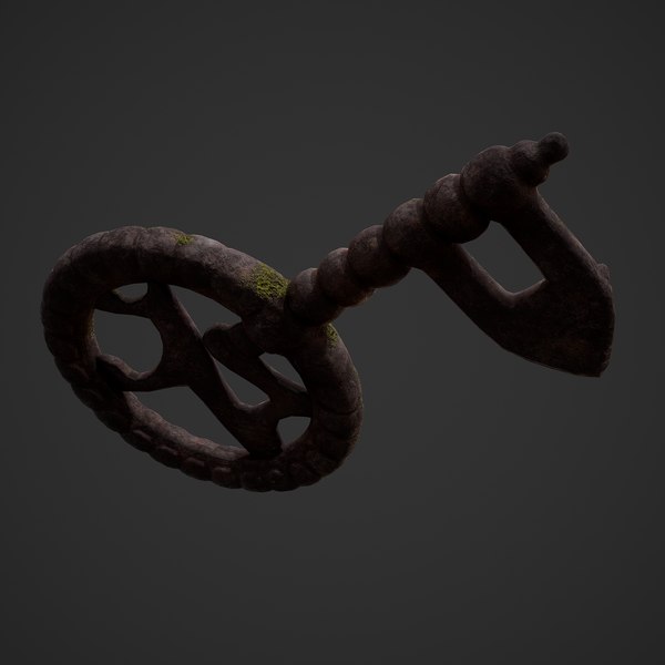Ancient medieval key 3D model - TurboSquid 1623185