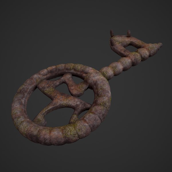 Ancient medieval key 3D model - TurboSquid 1623185