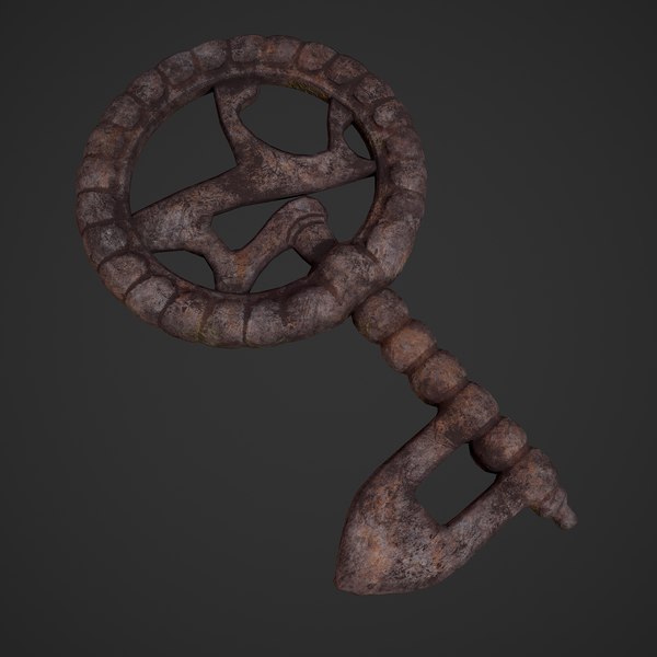 Ancient medieval key 3D model - TurboSquid 1623185