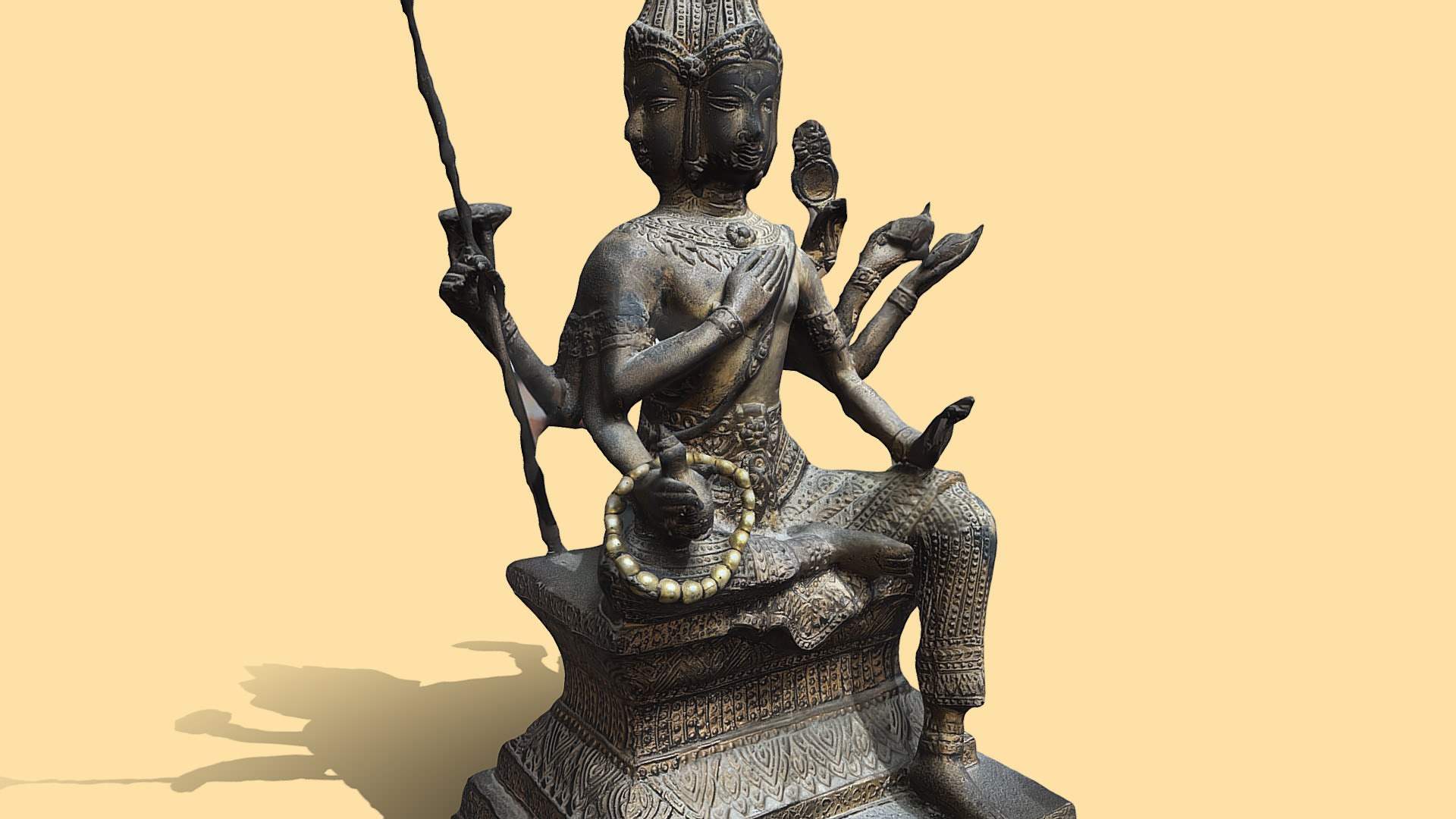 Brahma Statue 3D - TurboSquid 2065819