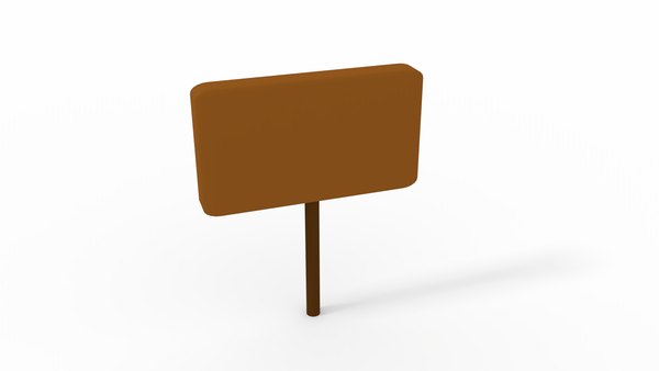 Text sign model - TurboSquid 1443021