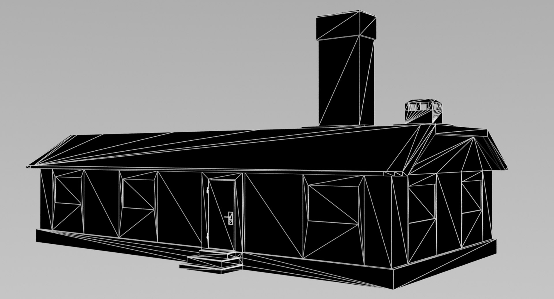 3d Stone Hovel Model