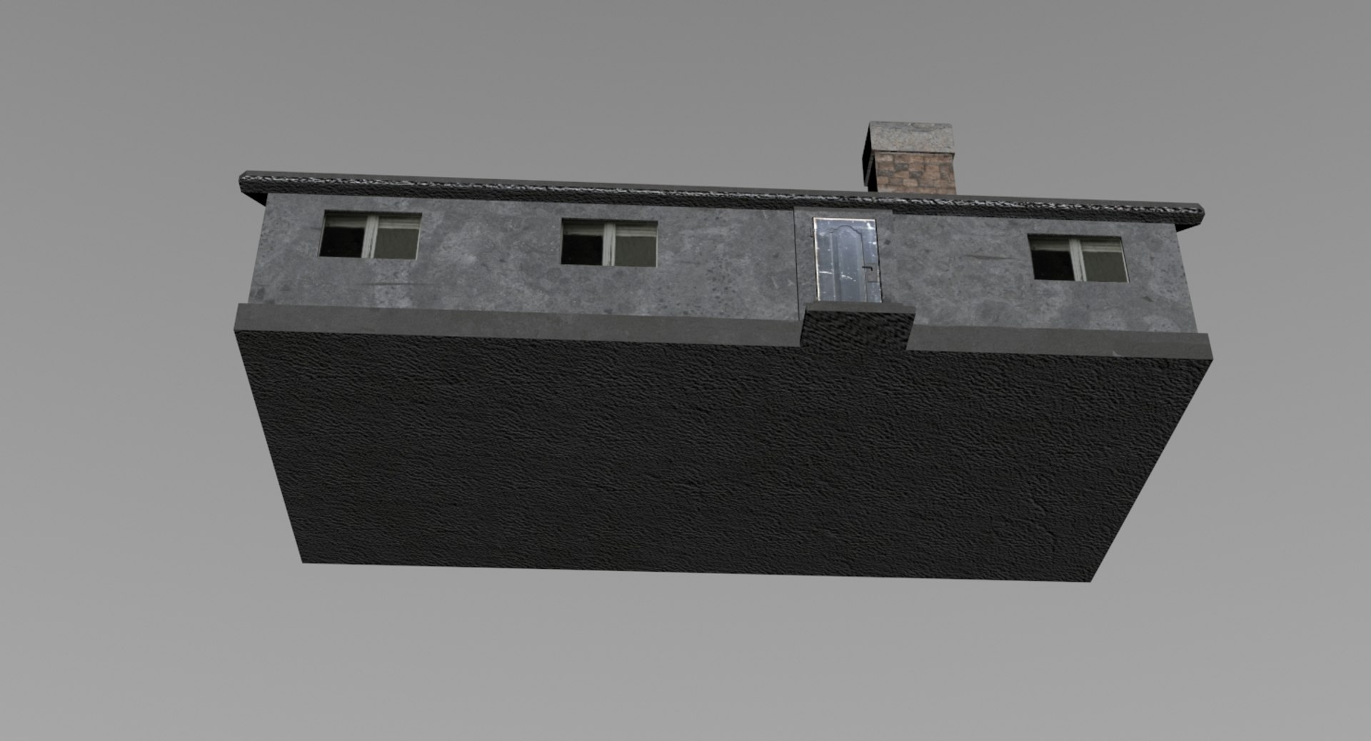 3d Stone Hovel Model