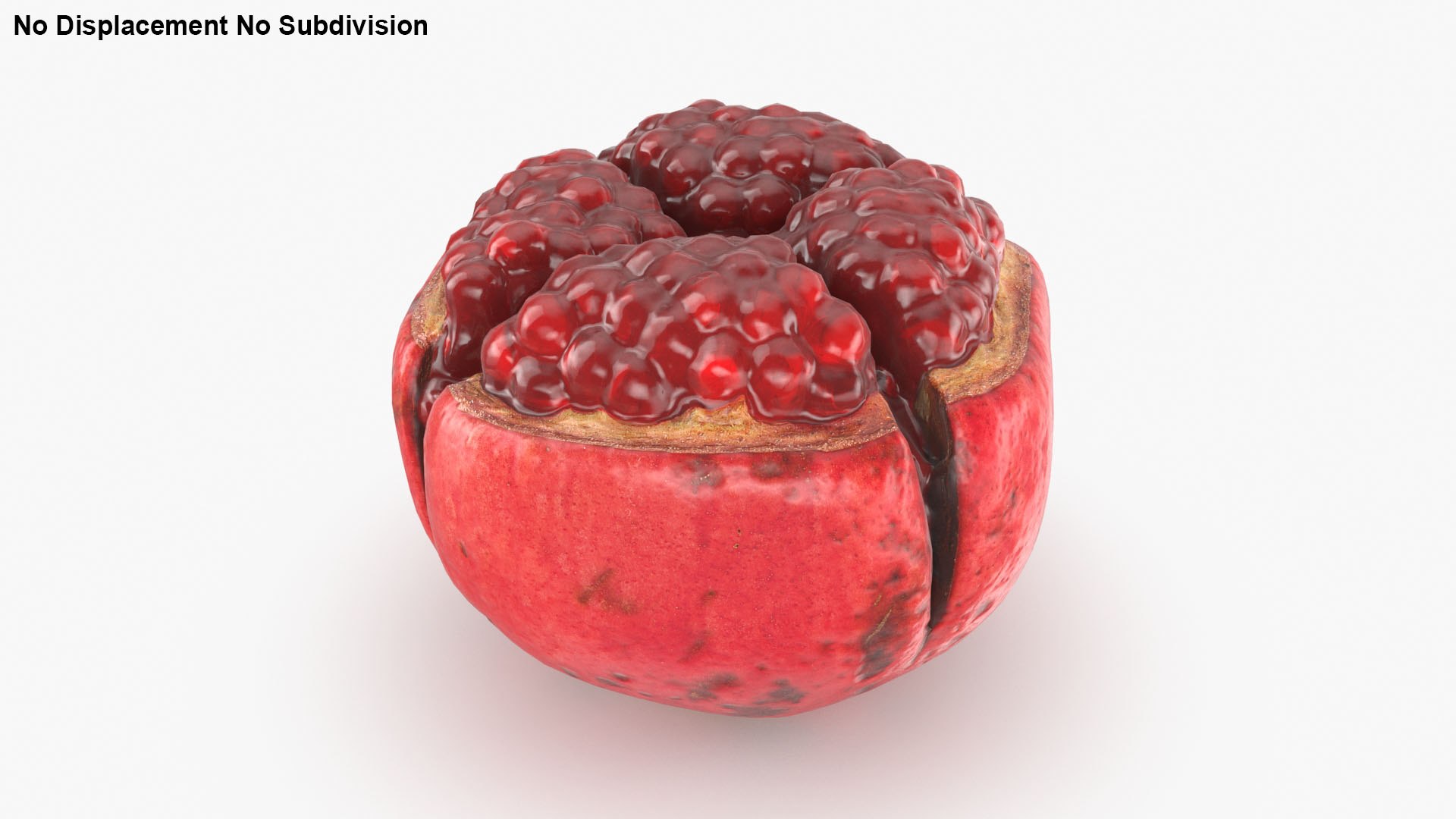 Split Open Pomegranate Fruit 3D - TurboSquid 1969865
