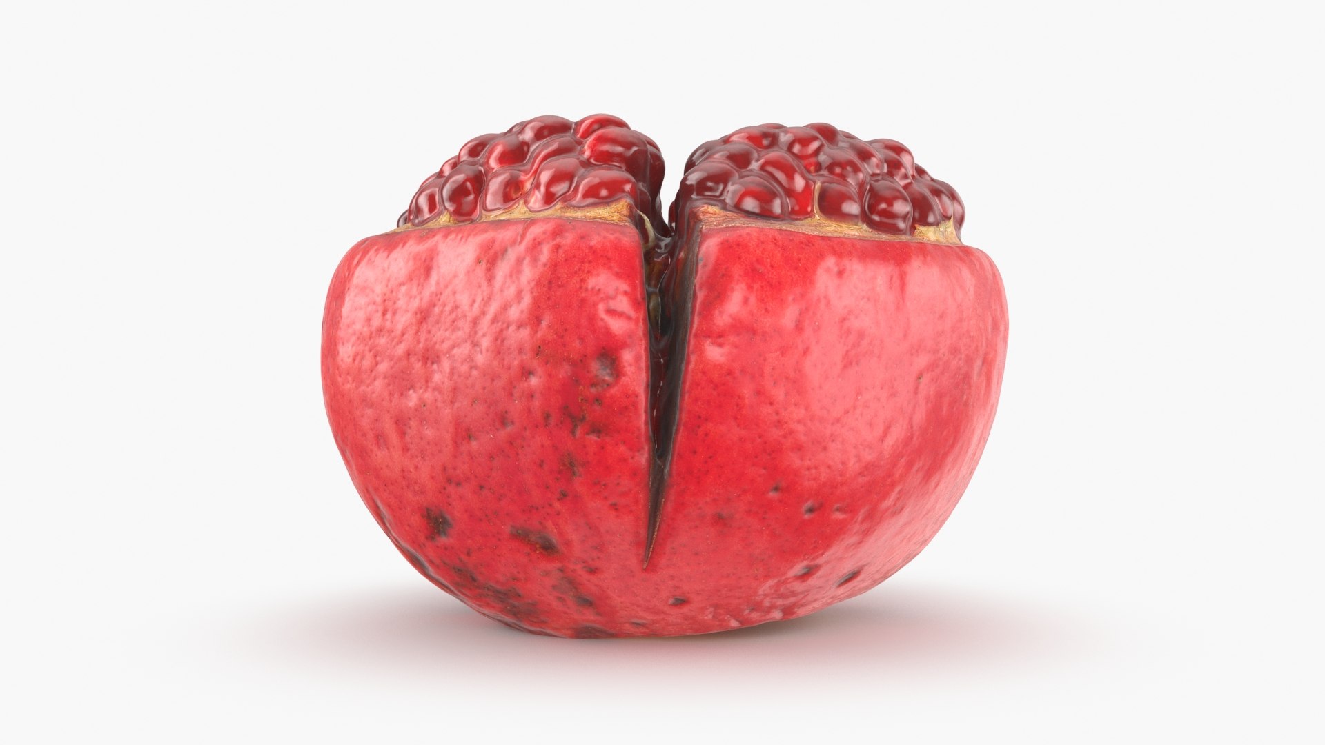 Split Open Pomegranate Fruit 3D - TurboSquid 1969865