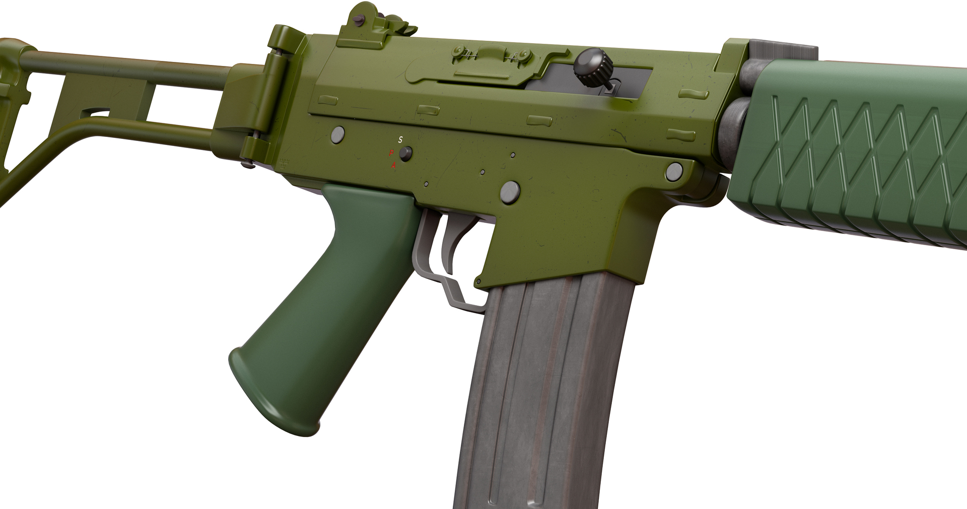 modelo 3d Fusil de asalto AK5 - TurboSquid 1853577