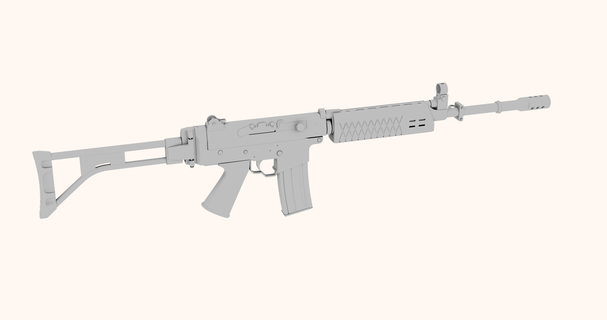 3D Assault Rifle AK5 - TurboSquid 1853577