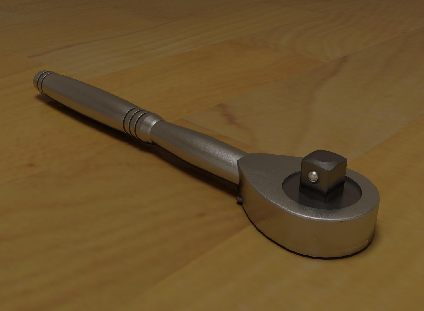 3d model socket wrench