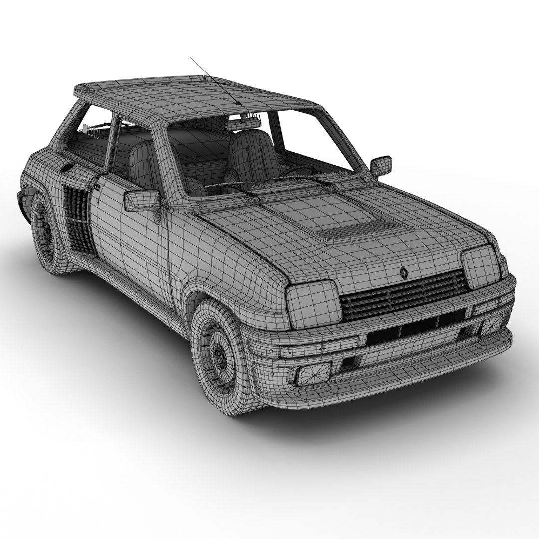 3d Model Of Renault 5 Turbo