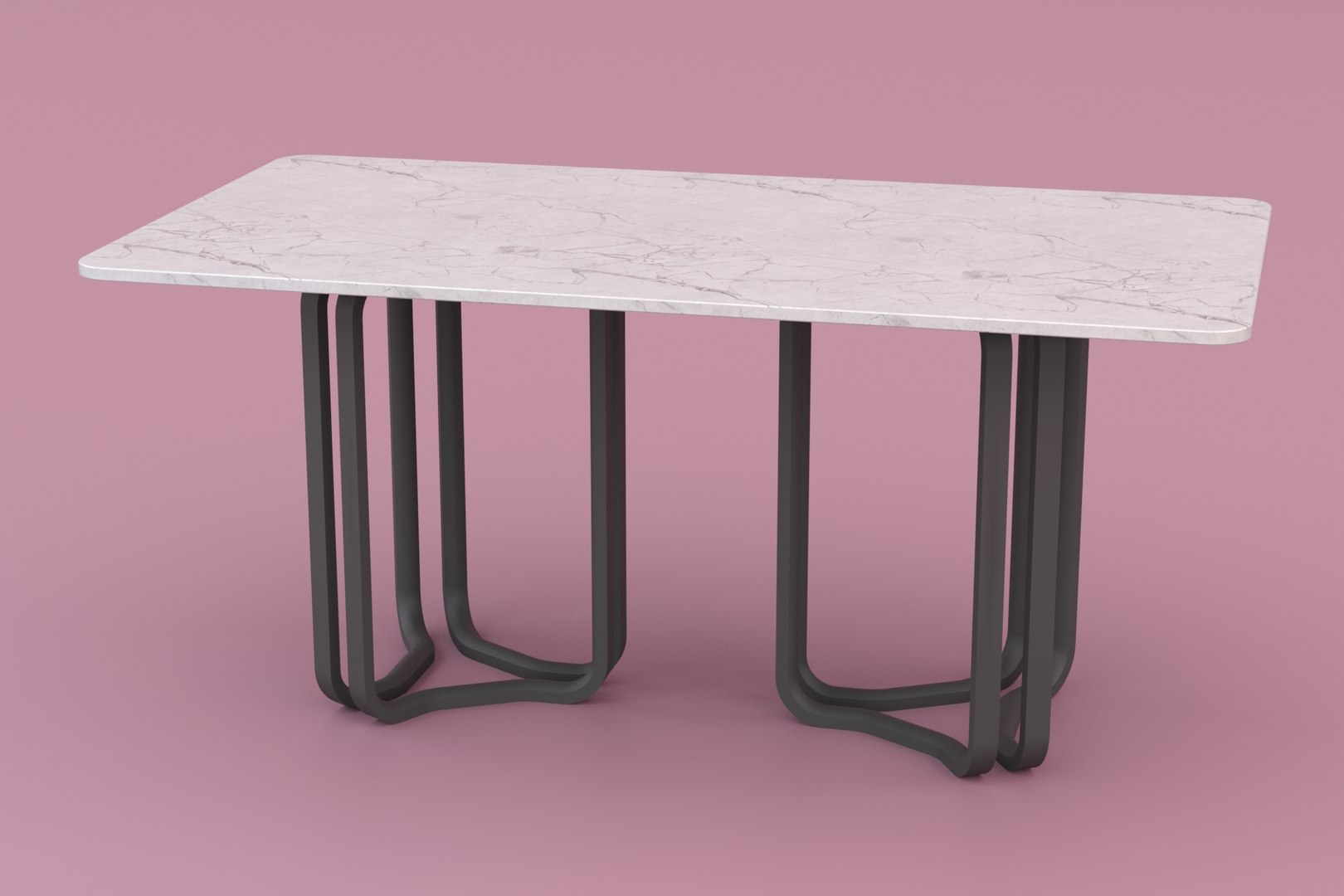 Free Simple Dining Table 3D Model - TurboSquid 1538477