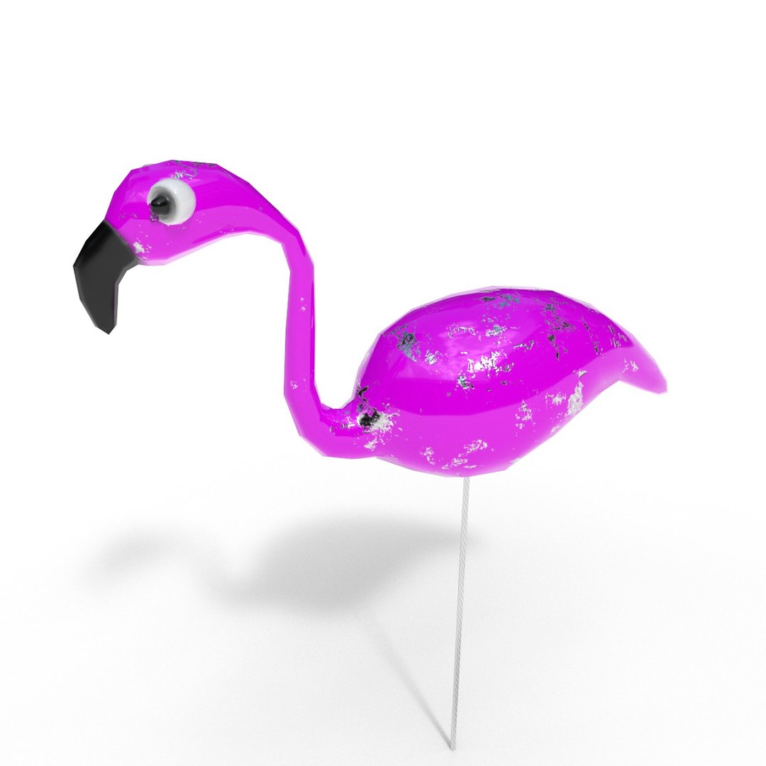 3D Flamingo Model - TurboSquid 1389172