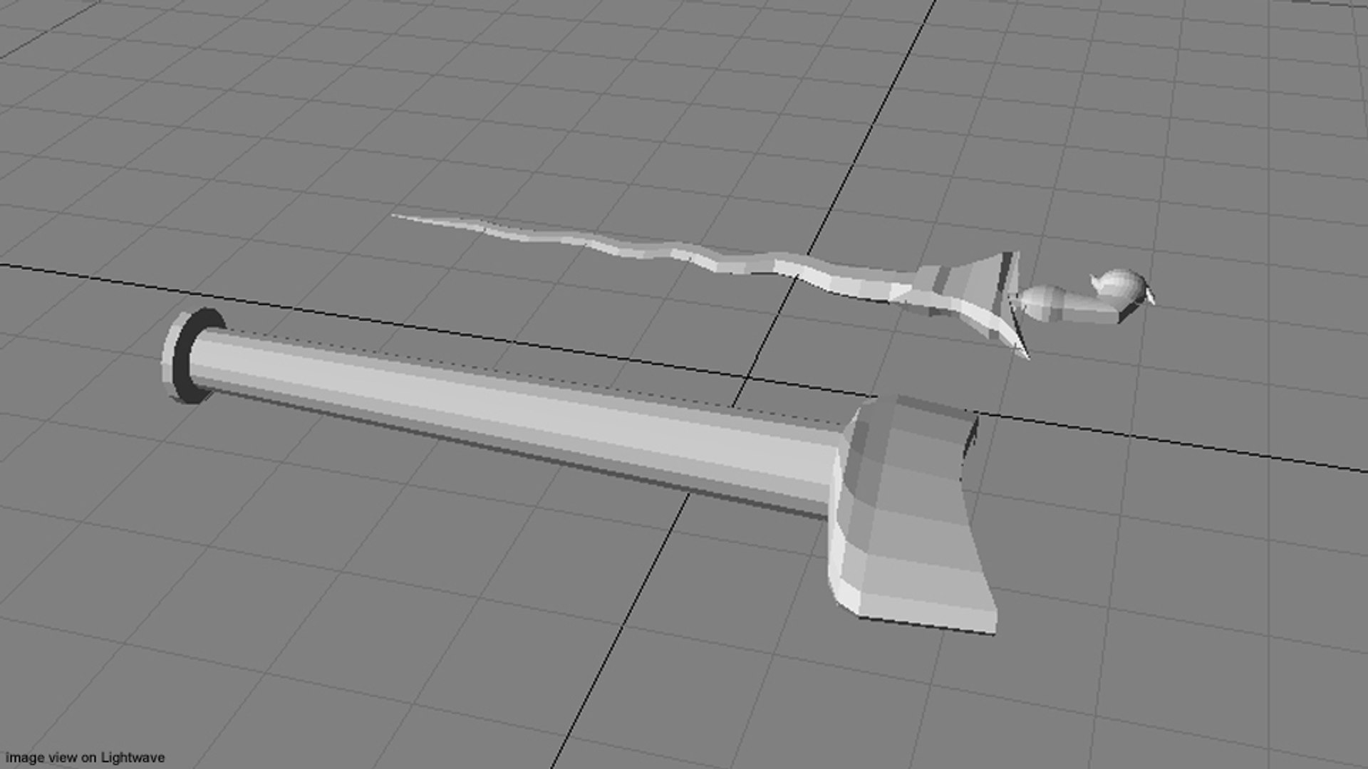 Keris Bugis 3d Obj