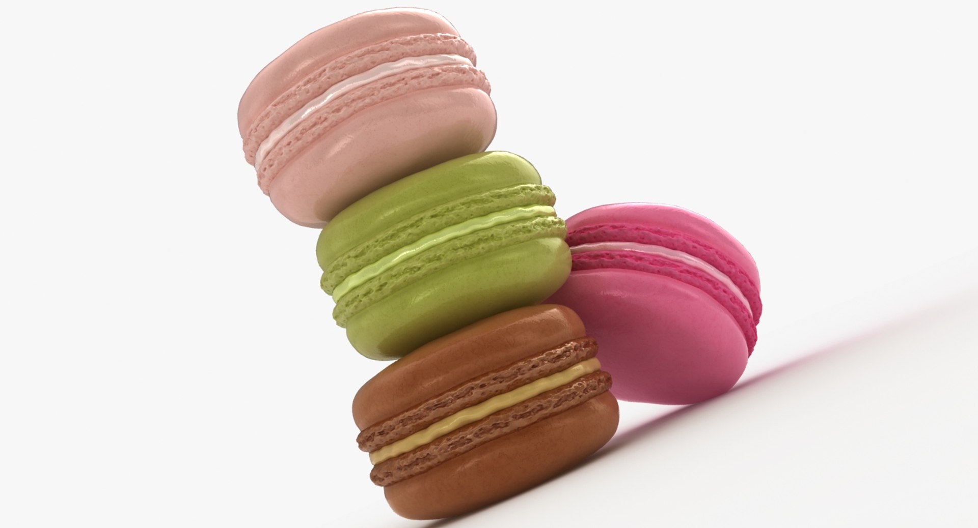 Macaron Pose 2 3D Model - TurboSquid 1417865