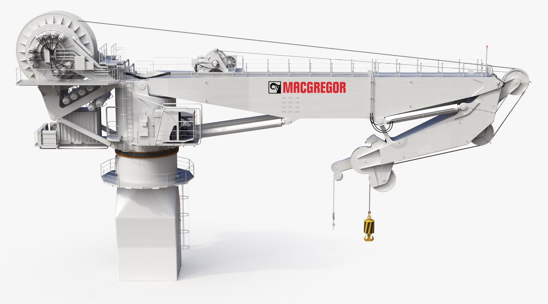 Ship Crane Macgregor 3D Model - TurboSquid 1426567