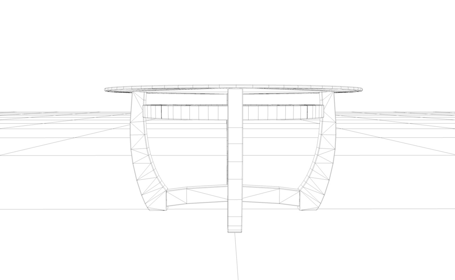 Futuristic Table 3D - TurboSquid 1383661