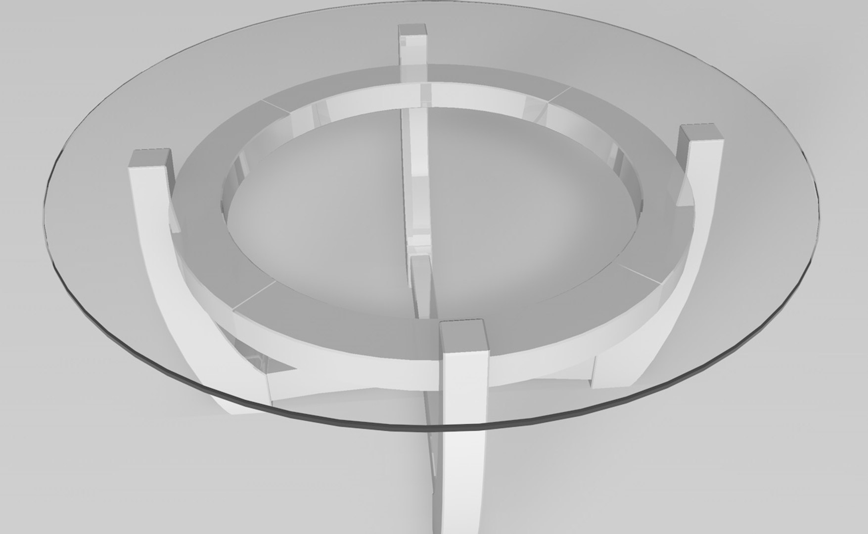 Futuristic Table 3D - TurboSquid 1383661