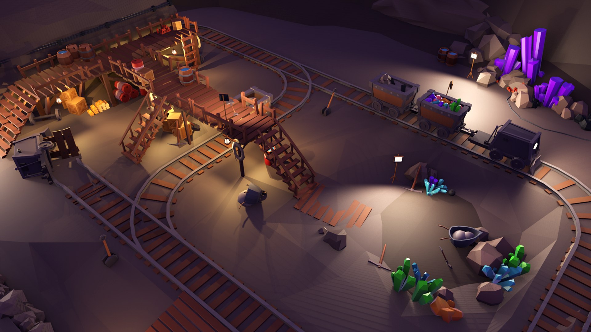 3D LowPoly Stylized Mining Asset - TurboSquid 2383286