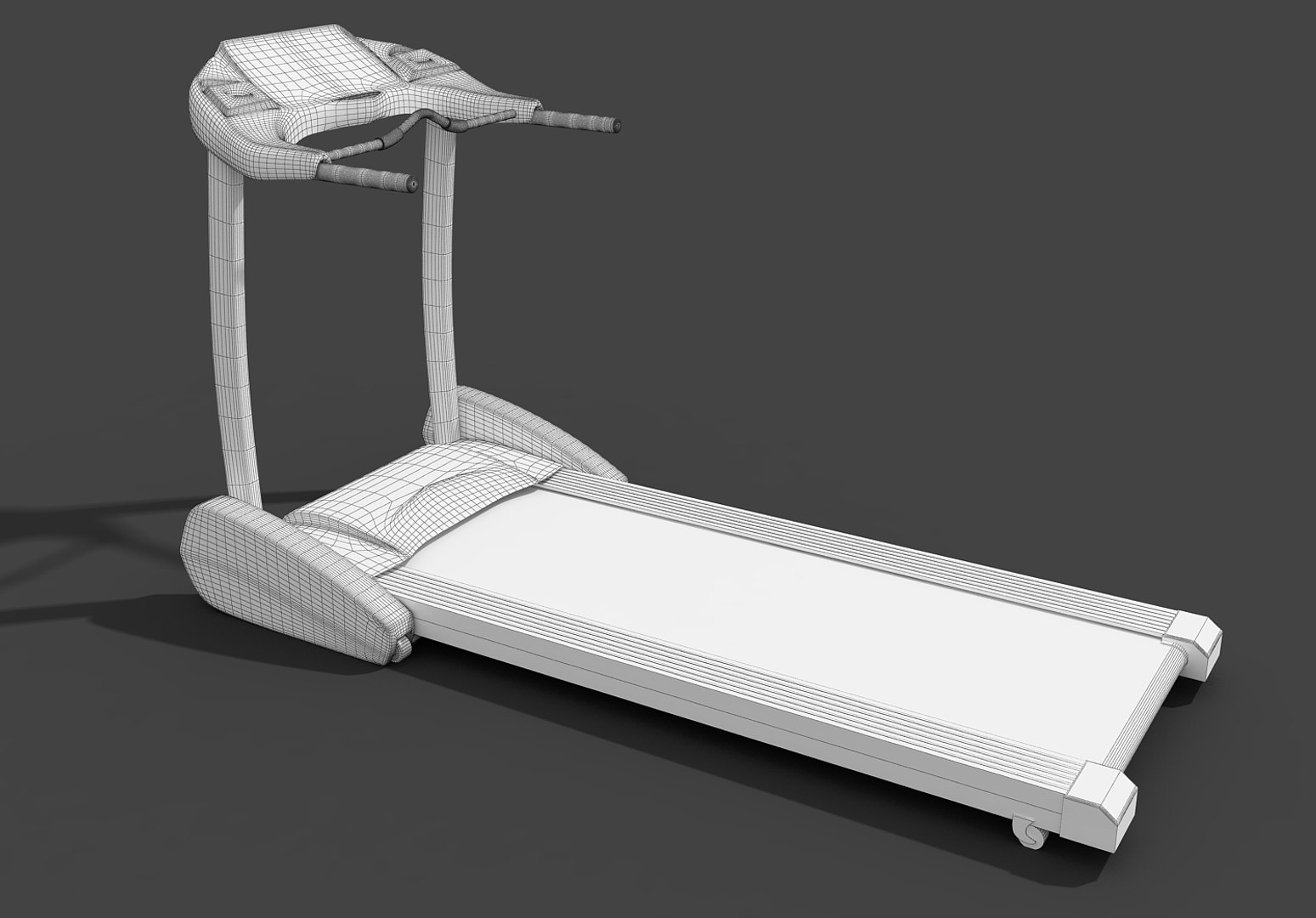 3d Model Treadmill Gym Fits