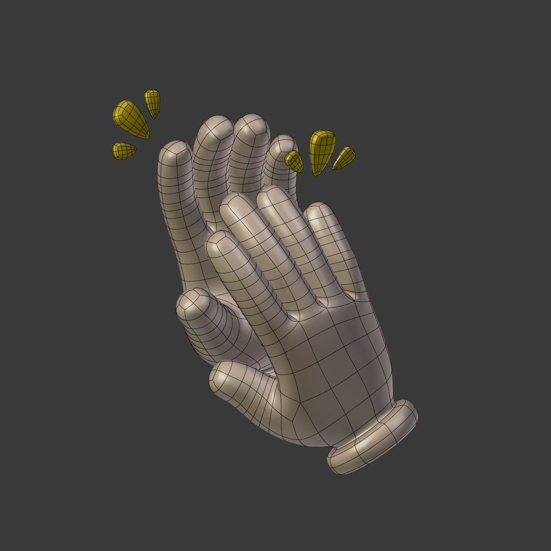 3D Cartoon Hand - TurboSquid 1582636