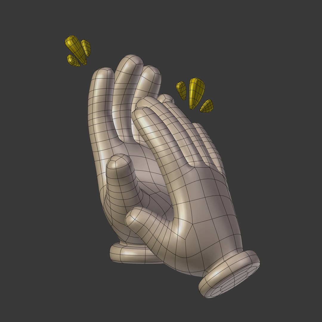 3D Cartoon Hand - TurboSquid 1582636