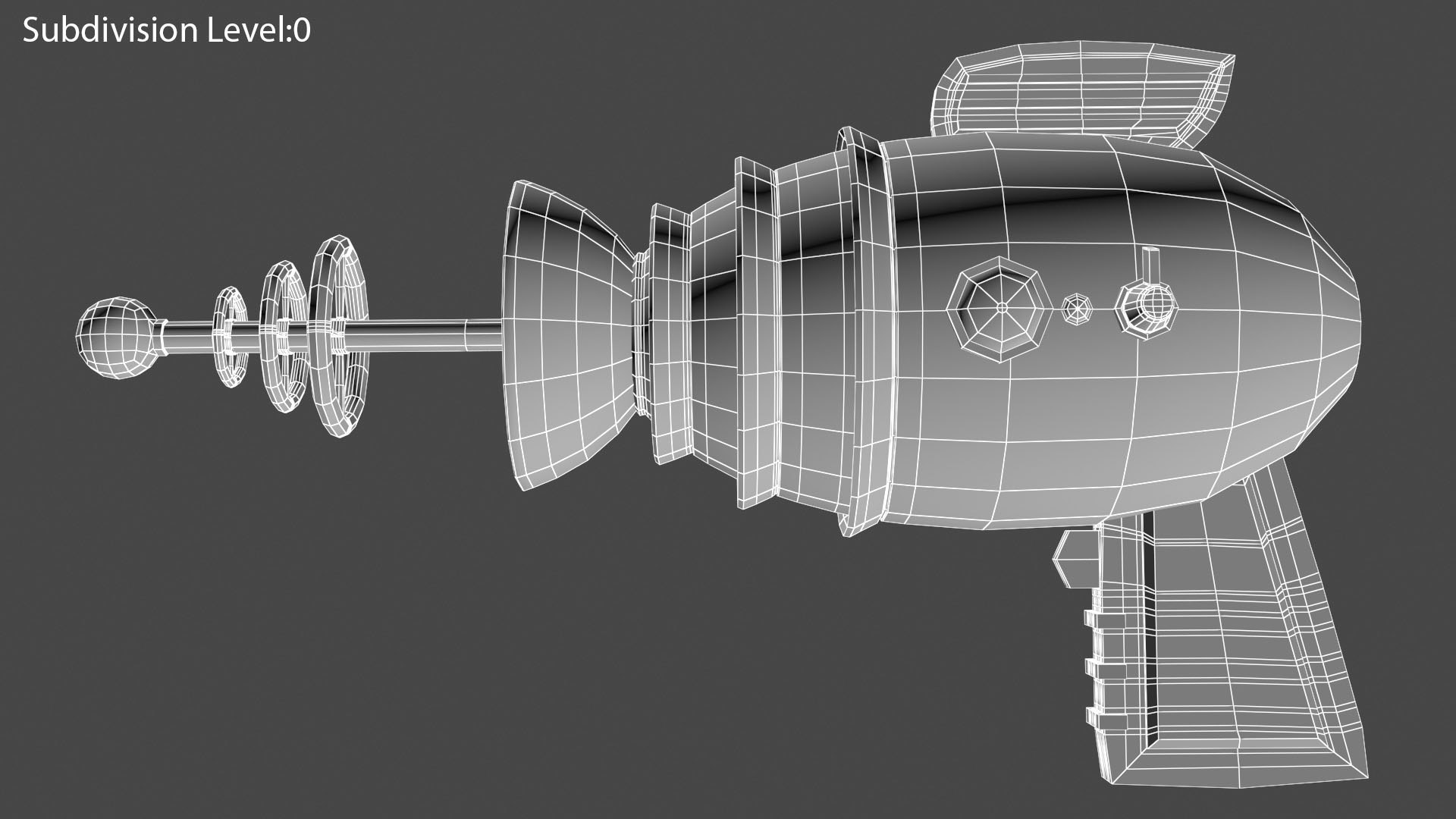 Cartoon gun model - TurboSquid 1630701