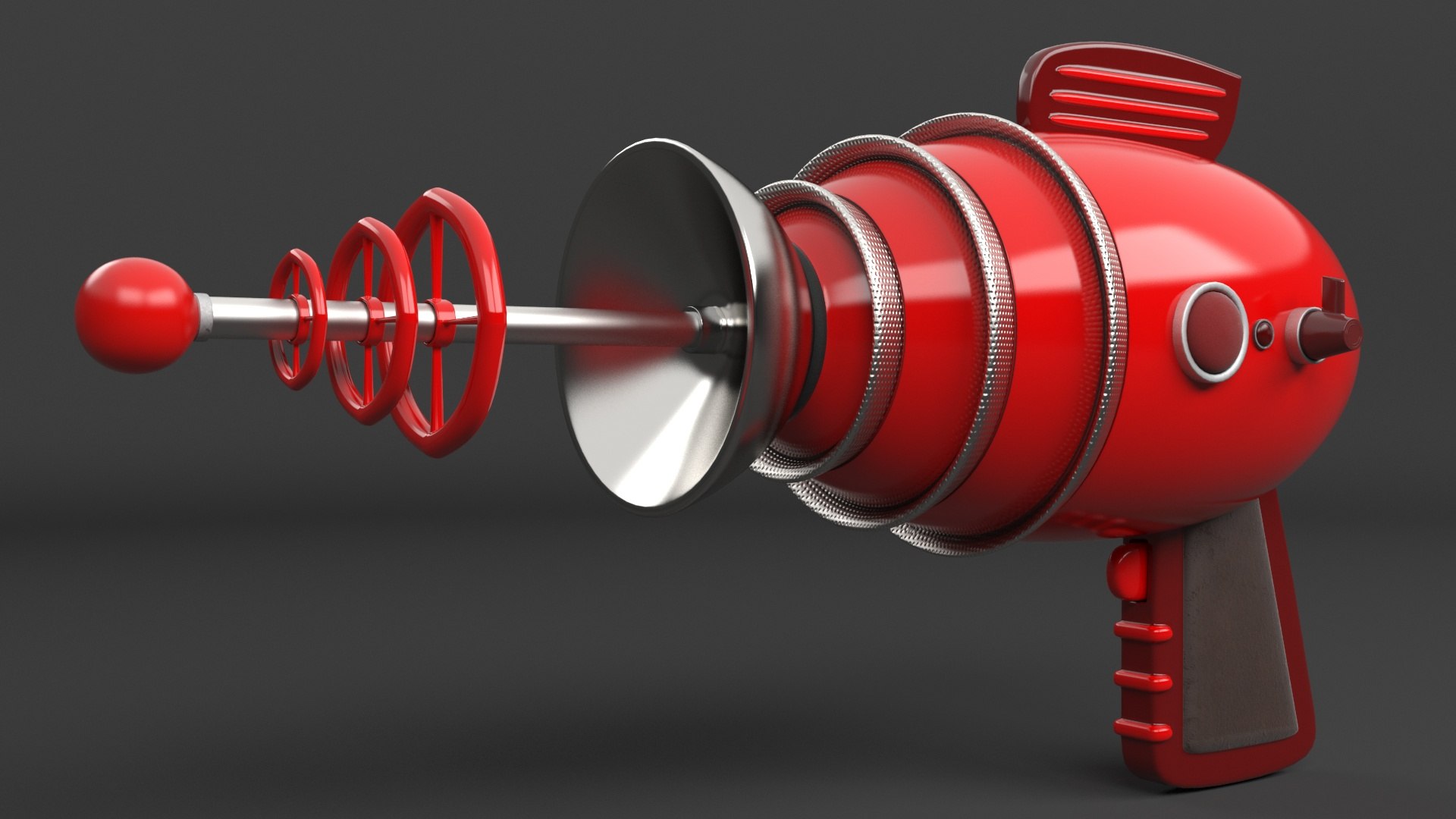 Cartoon gun model - TurboSquid 1630701