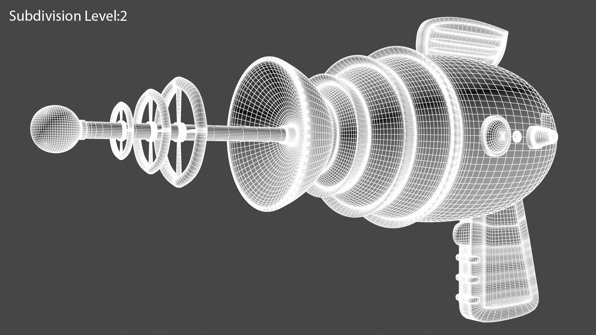 Cartoon gun model - TurboSquid 1630701