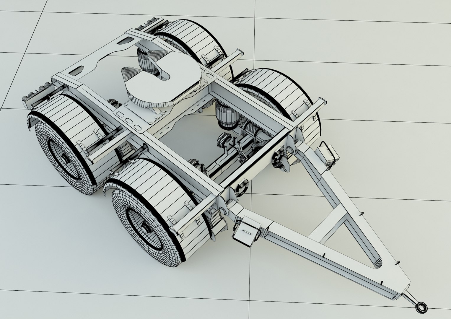 3D Truck Trailer 5 Model Model - TurboSquid 2070110