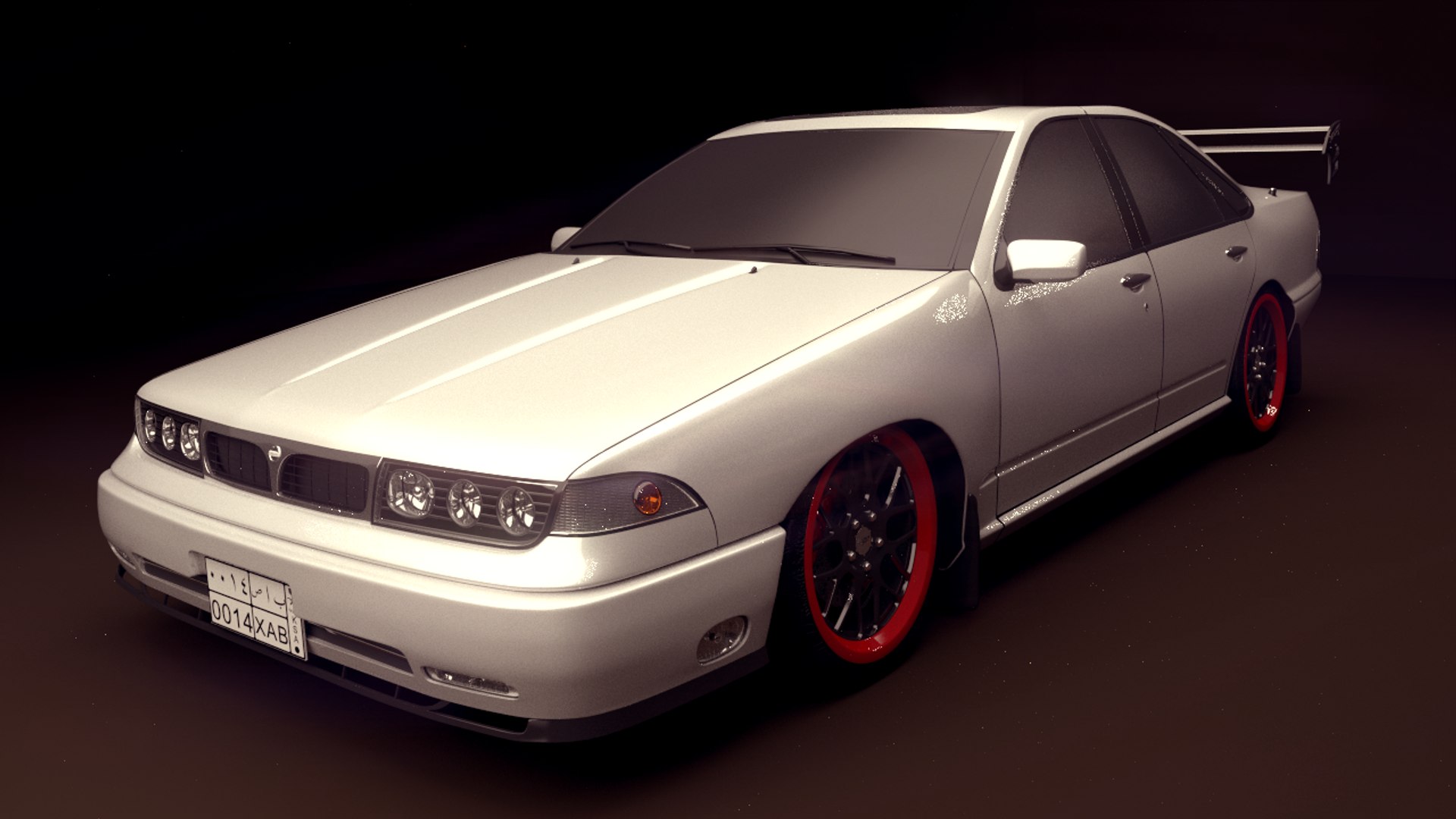 3d Nissan Cefiro A31 Model